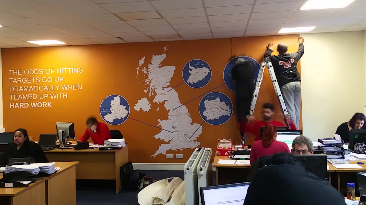 Northern Gas Heating Wall Timelapse - YouTube