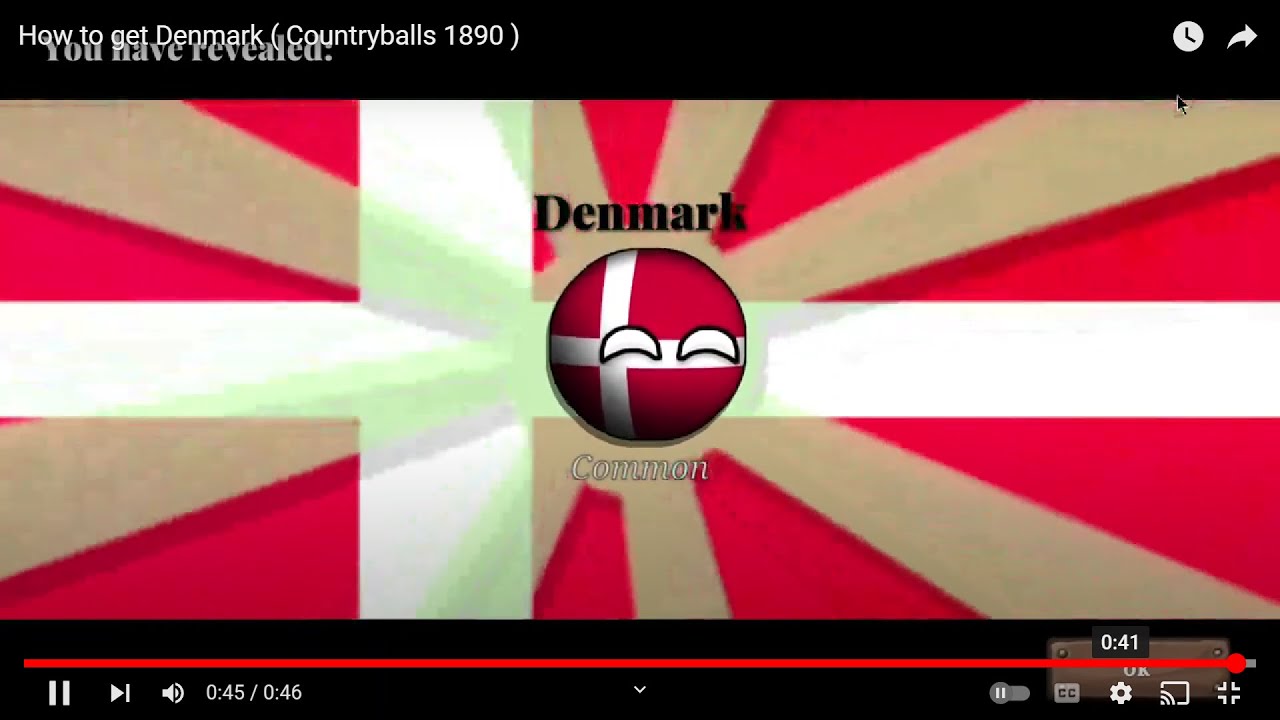 How to get Denmark ( Countryballs 1890 ) - YouTube