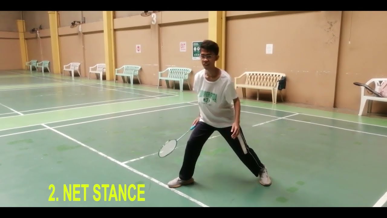 THE BASIC STANCE AND STROKES IN BADMINTON BY DJ_ PE301 - YouTube