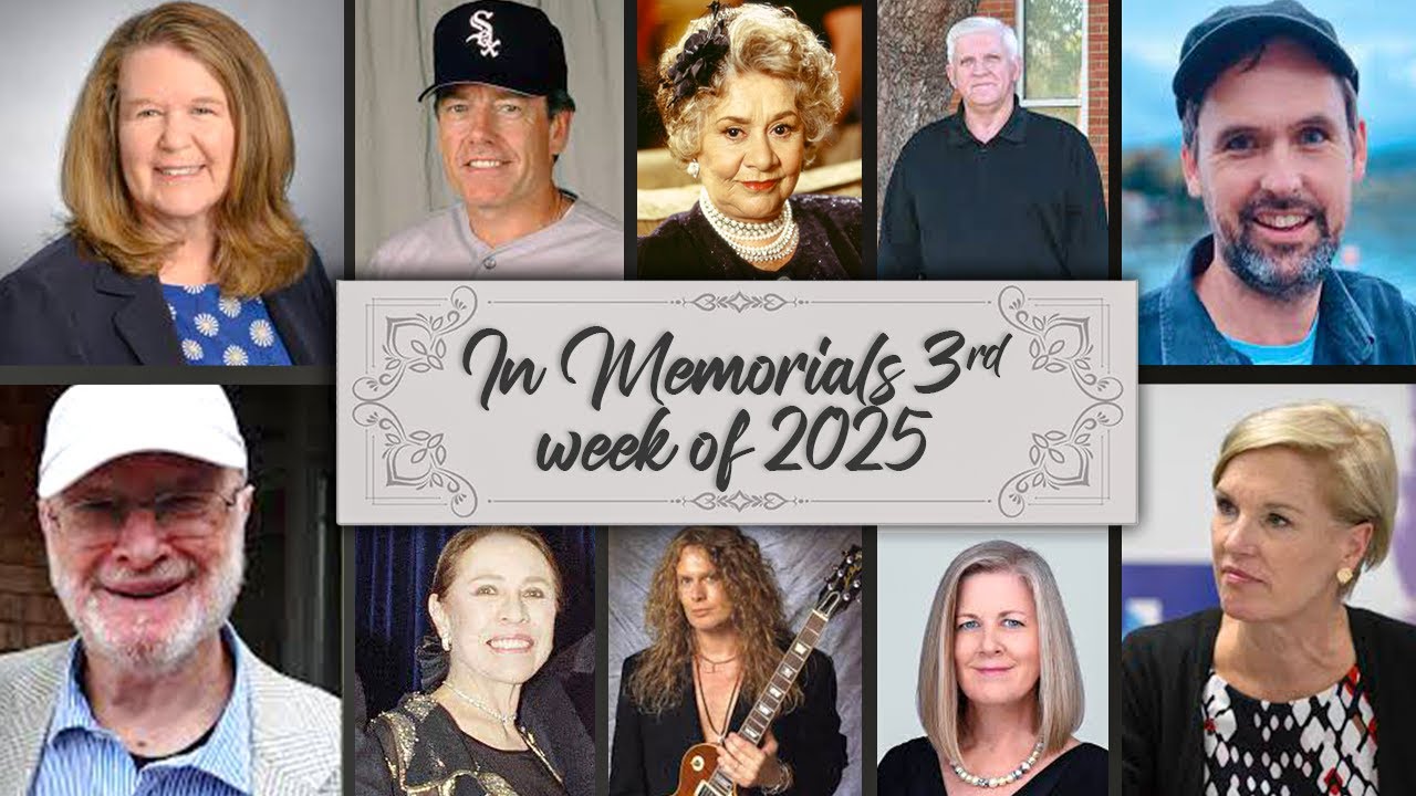 IN Memorials celebrity deaths 2025 | Deaths Third Week of January 2025 ...