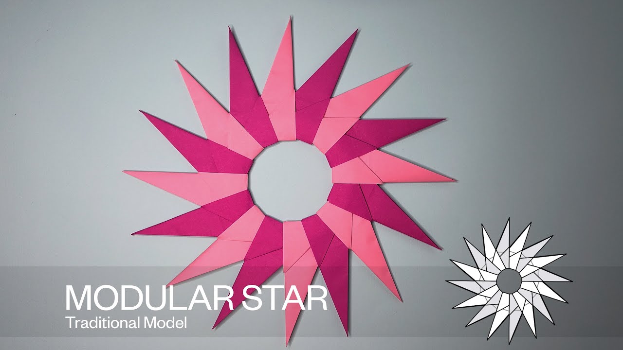 How to Make an Origami Modular Star Model Like a Pro with Kidzogami ...