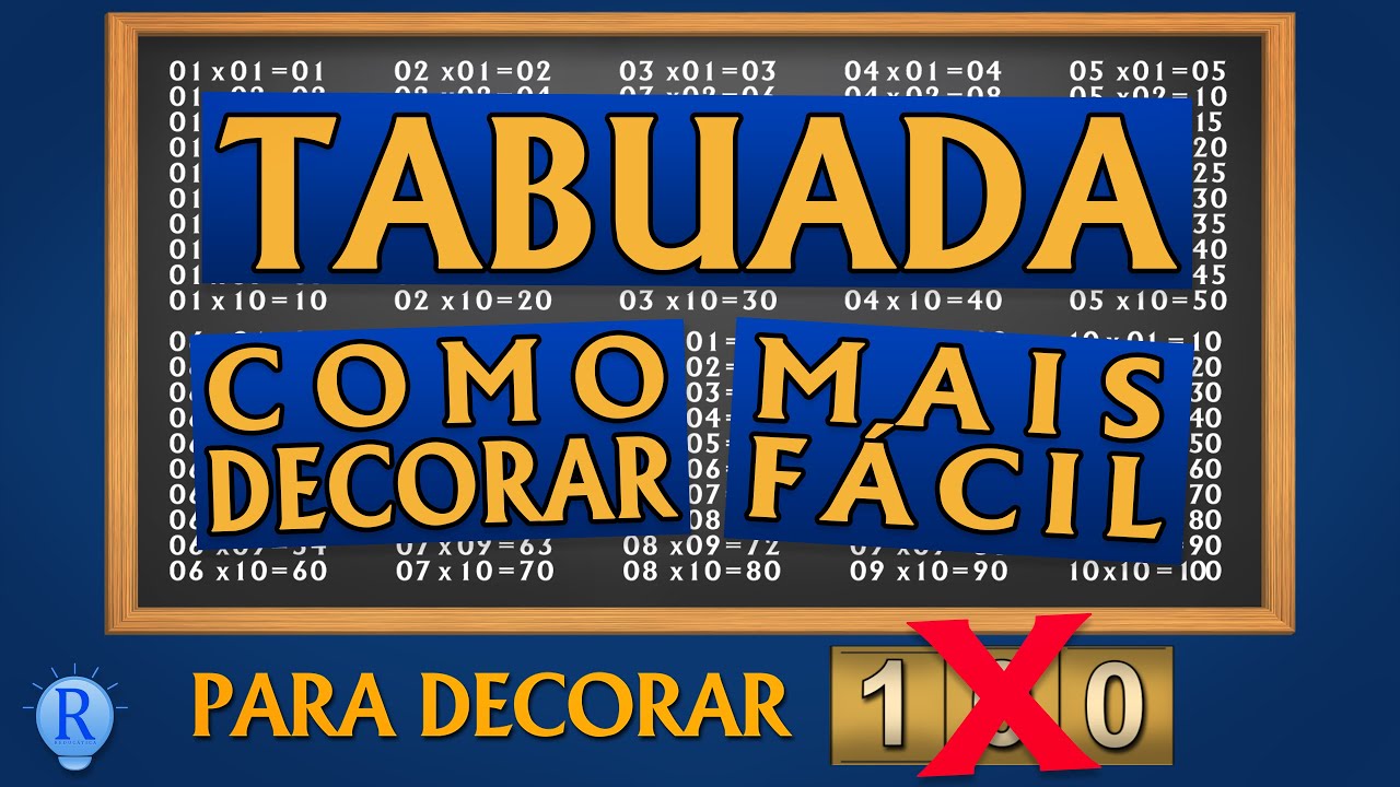 DICA: Como aprender a tabuada! - YouTube