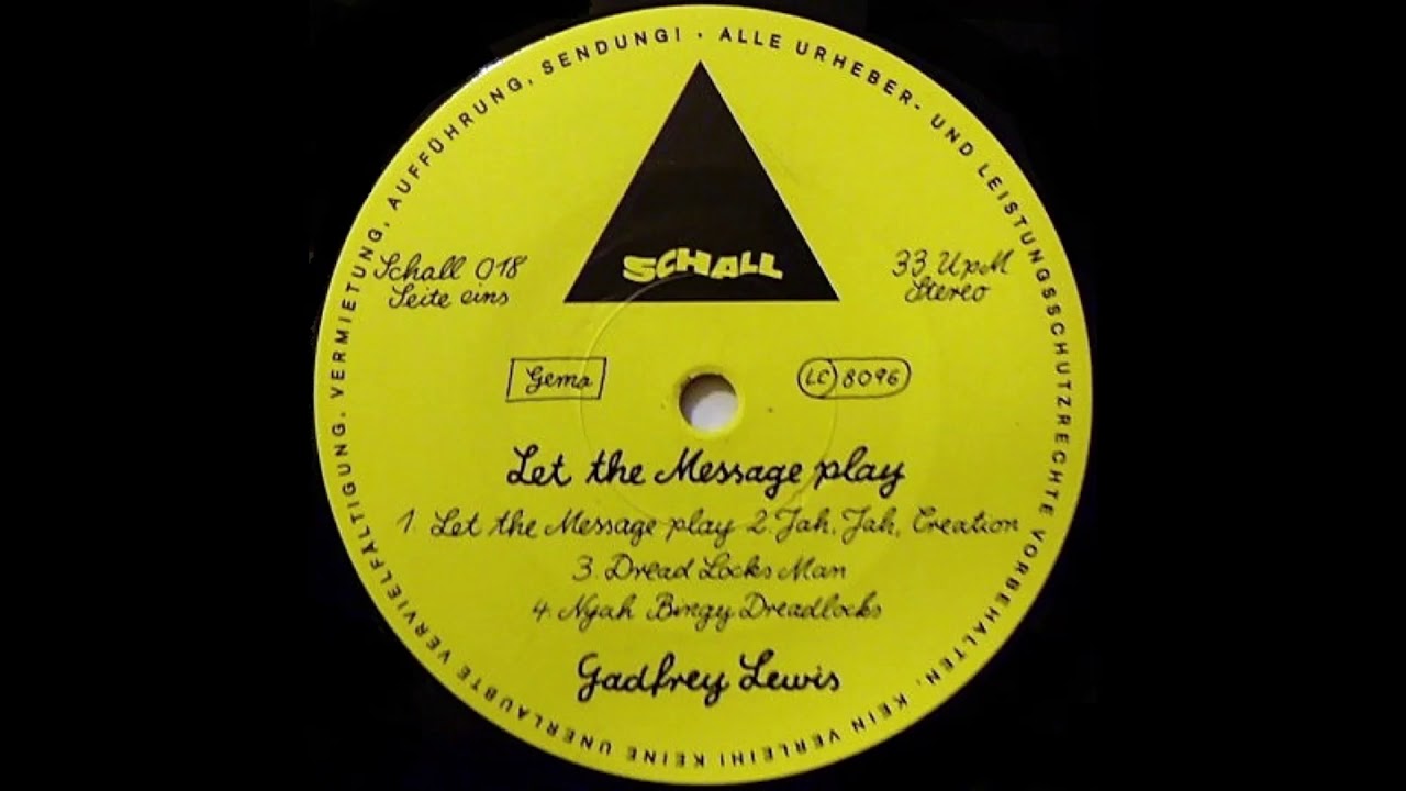 Gadfrey Lewis - Nyah Bingy Dreadlocks (Shallmauer/Germany/1982) - YouTube