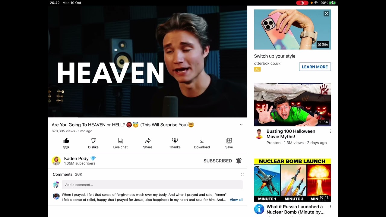 Please watch this vid - YouTube