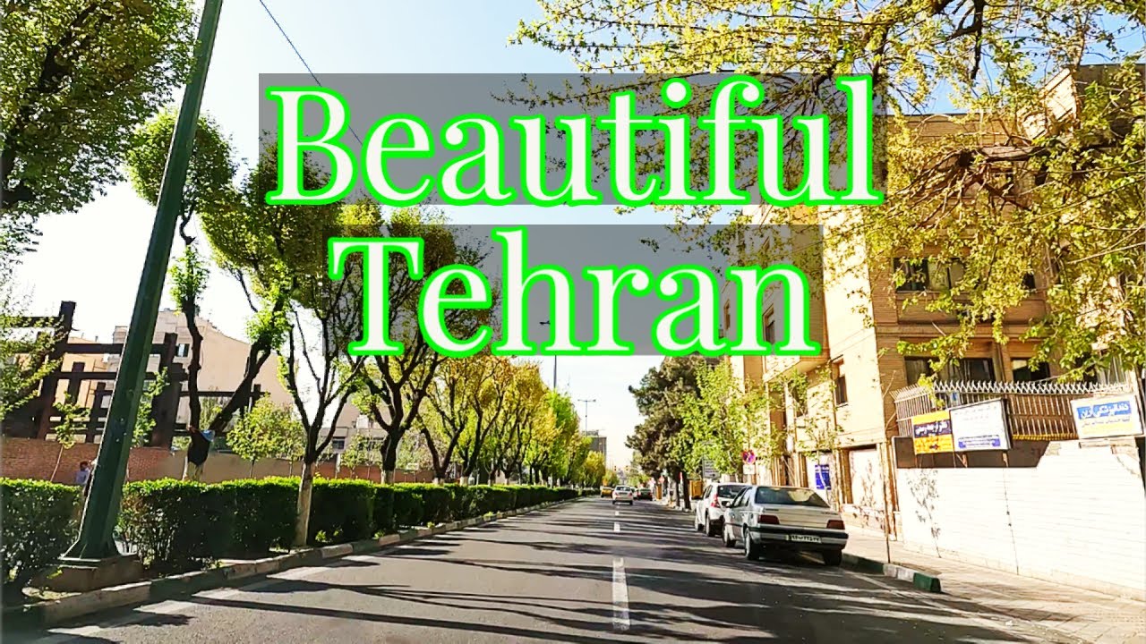 Beautiful Tehran - Driving from Zafar Street to Davood Imamzadeh Road ...