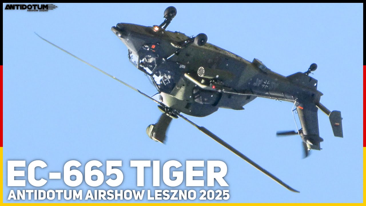 EC-665 TIGER - GERMAN ARMY | ANTIDOTUM AIRSHOW LESZNO 2025 - YouTube