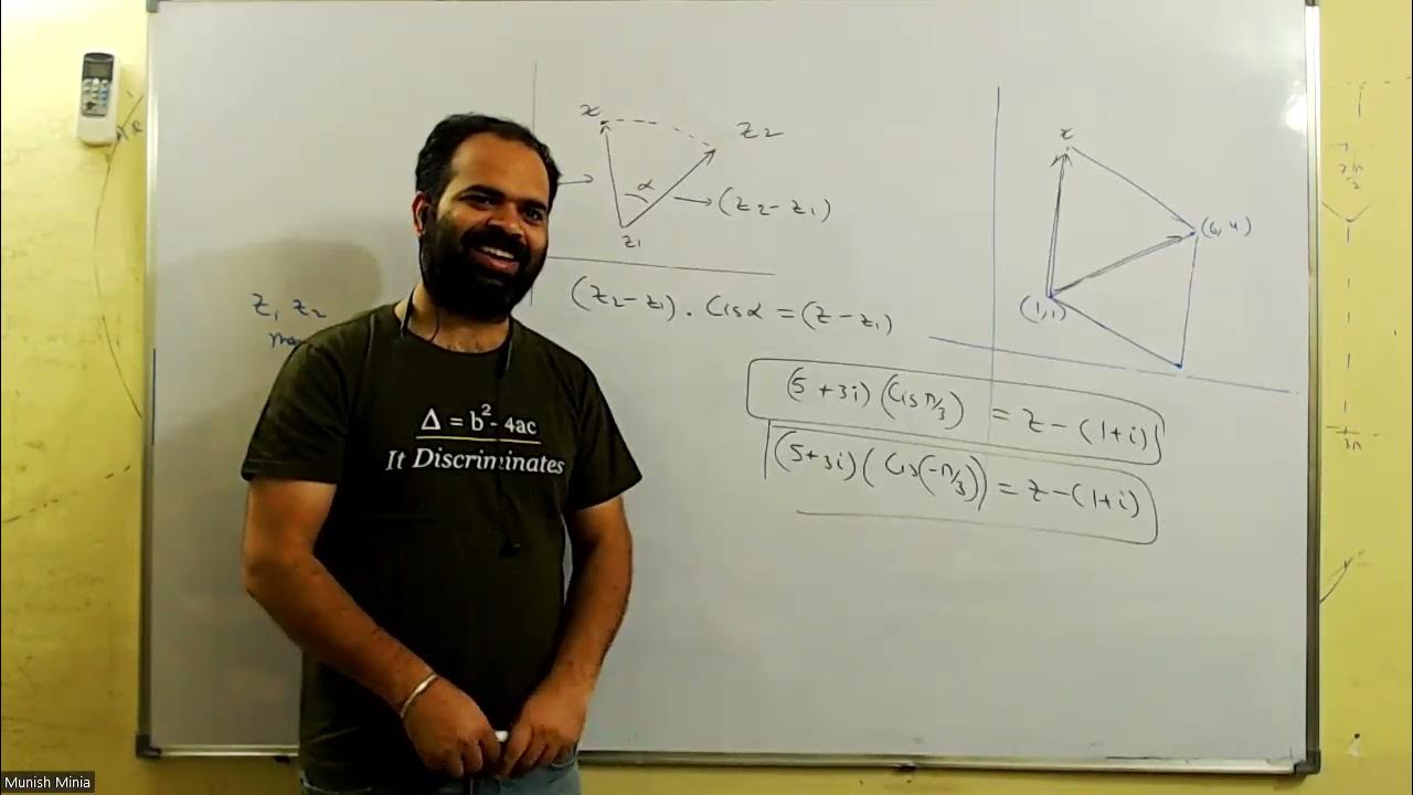 Lec 18th Feb | Complex Numbers Coni's Theorem (Rotation Theorem) XI Morning Batch | Munish Sir ...