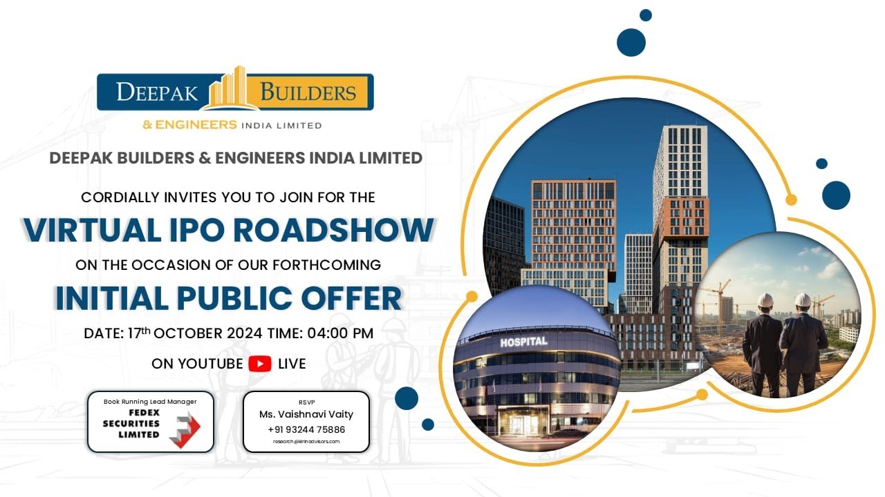 IPO Meet - Deepak Builders & Engineers Limited - YouTube