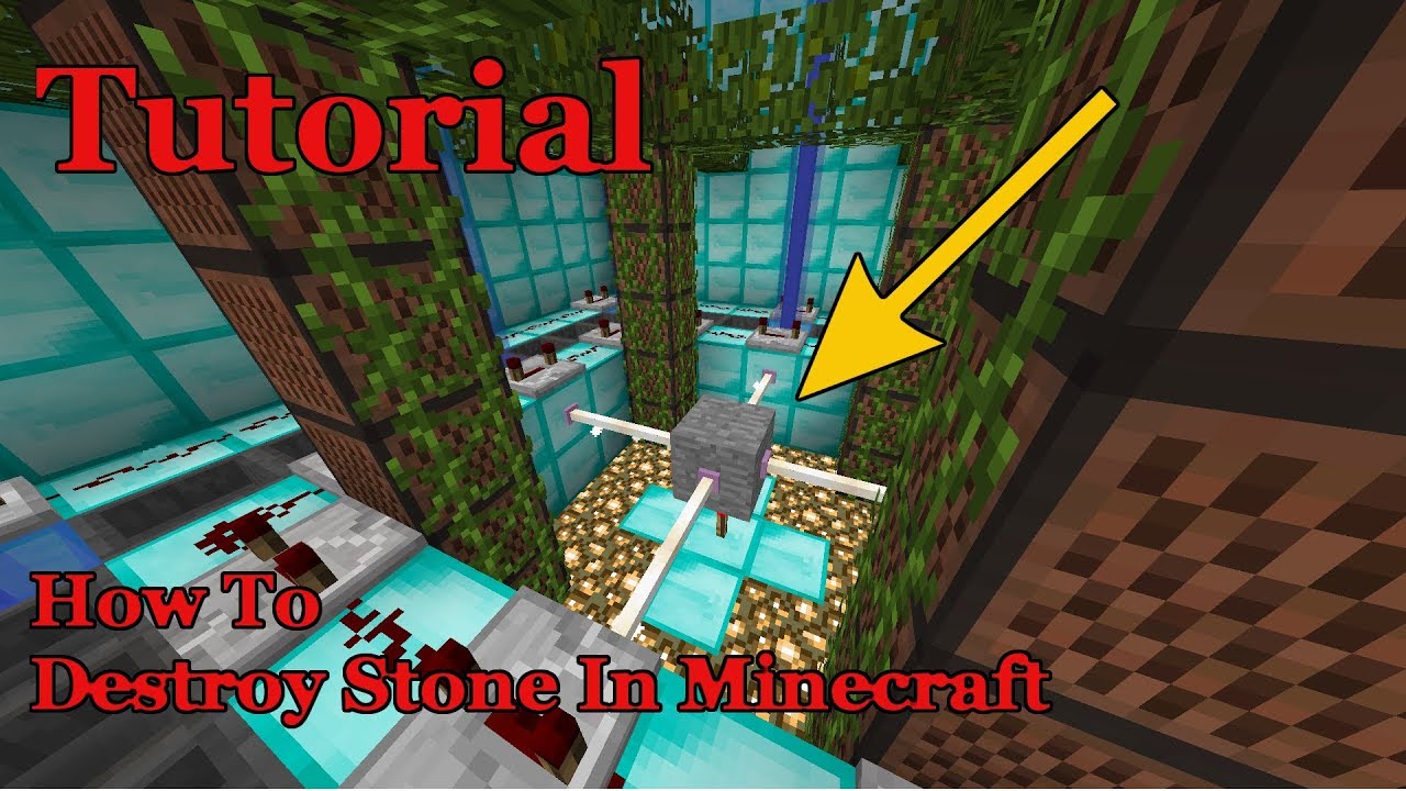 [Tutorial] - How To Destroy Stone In Minecraft! - YouTube