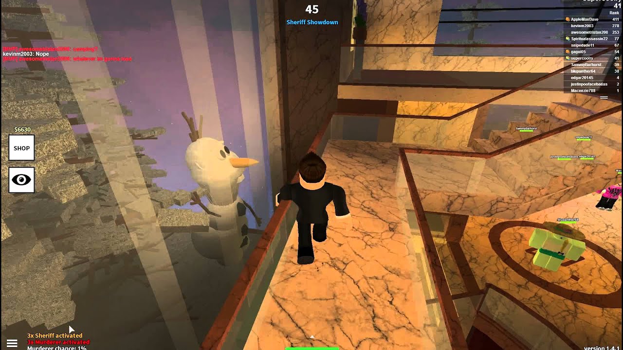 Roblox Twisted Murderer MVP Area - YouTube