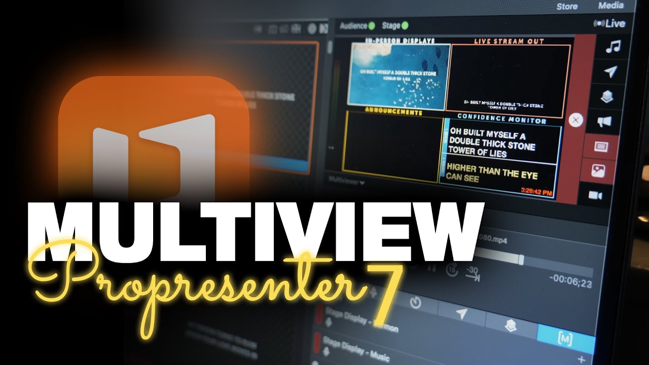 CONFIGURACIÓN DE PANTALLA MULTIVISTA DIFINITIVA EN PROPRESENTER 7 - YouTube