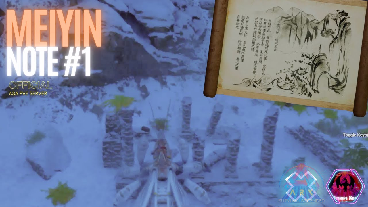 MeiYin Note #1 || the Island Explorer Note x Ark Survival Ascended from ...