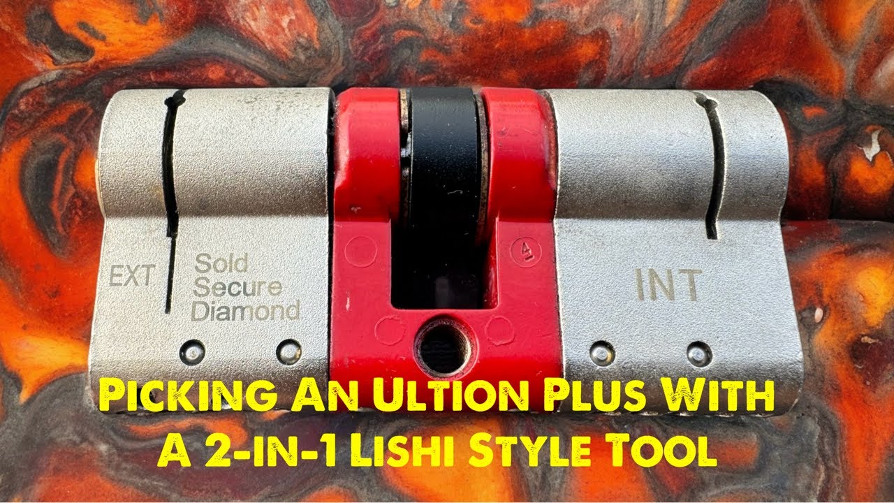 Ultion Plus found in a shop door opened with a Lishi Style 2-in-1 lock ...