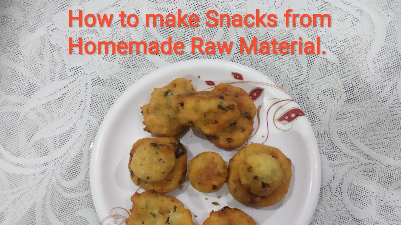 How to make breakfast and snacks from home made raw materials. - YouTube