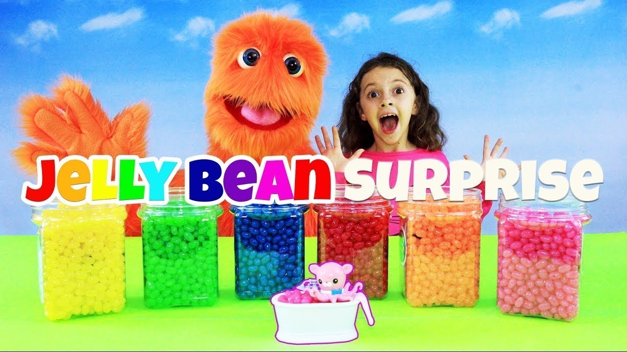 JELLY BEAN SURPRISE Nickelodeon Funny Paw Patrol Disney Frozen Elsa ...