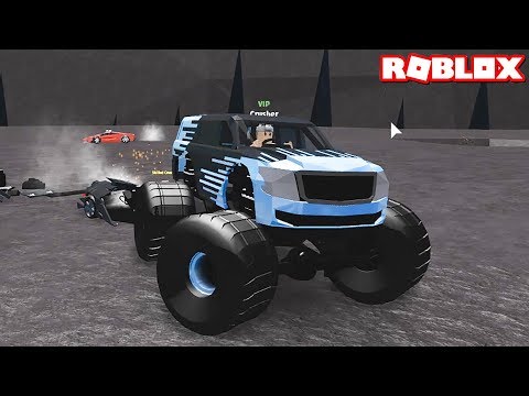 Canavar Arabayla Arenaya Girdik!! - Panda ile Roblox Car Crushers 2