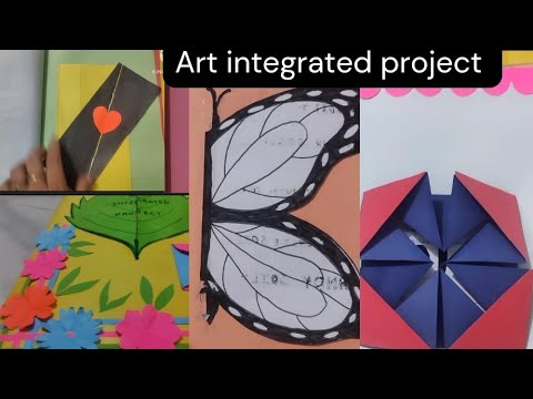 Art integrated project on Manipur & Haryana #art integrated project #projectdecoration - YouTube