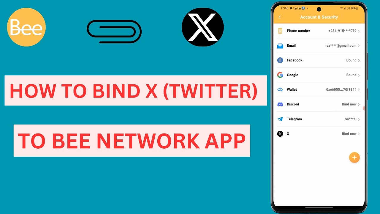 HOW TO BIND X (TWITTER) TO BEE NETWORK MINING APP - YouTube
