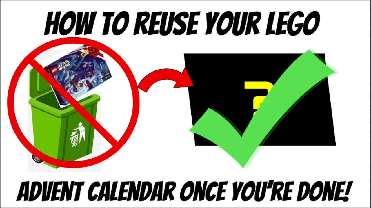 How to Reuse Your LEGO Advent Calendar Once It's Empty! - YouTube
