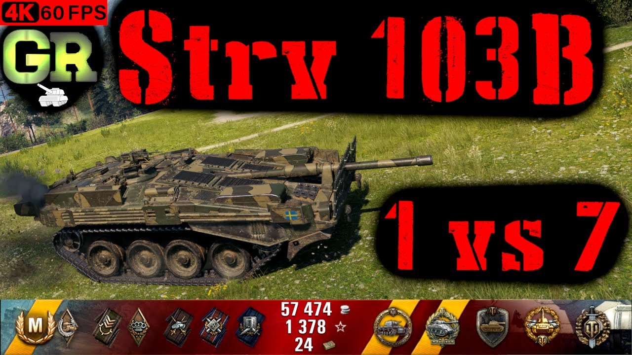 World of Tanks Strv 103B Replay - 8 Kills 7.2K DMG(Patch 1.4.1) - YouTube