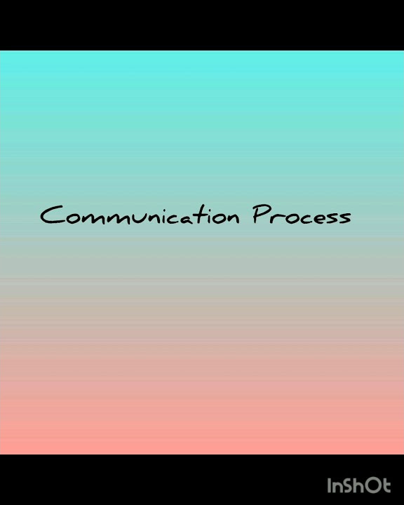 Communication Process - YouTube