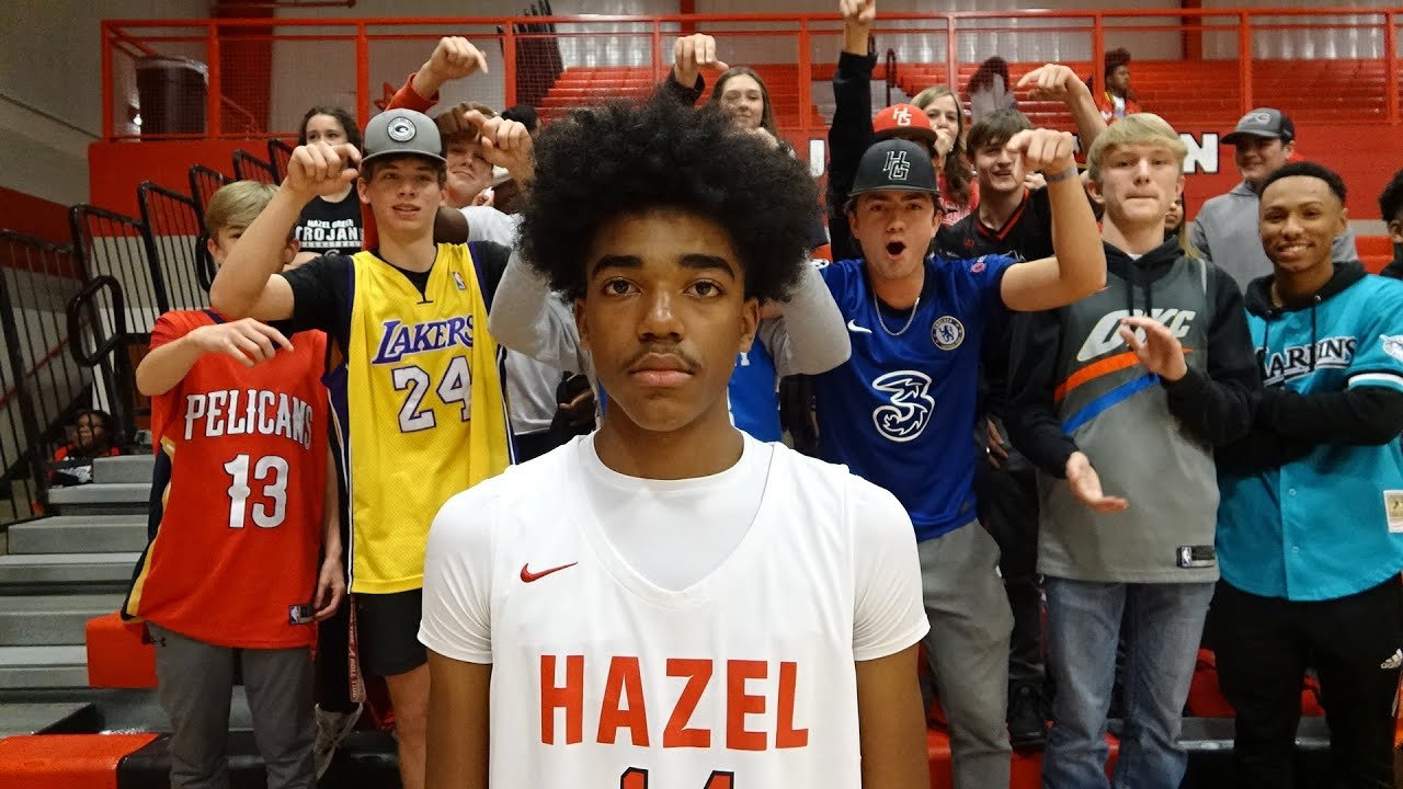 Jalen Bright, Hazel Green down Huffman 45-38 in JV contest - YouTube