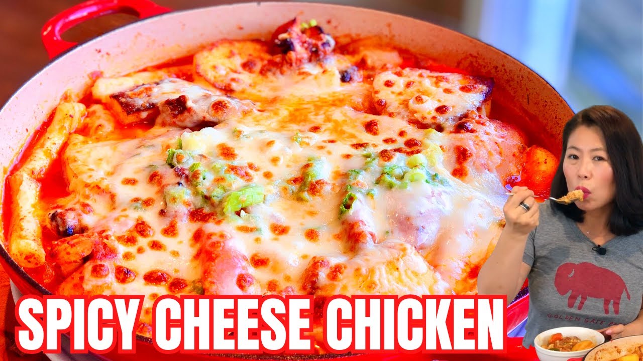 🌶Spicy Food Lover's Dream Stew: 🔥Spicy FIRE🔥 Cheese Chicken: AUTHENTIC ...