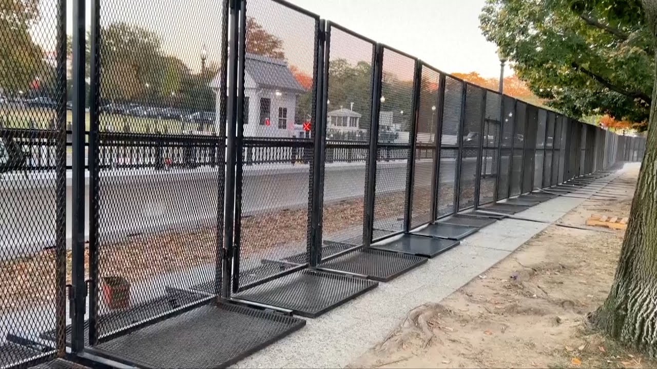 U.S. capital increases security measures for Election Day - YouTube