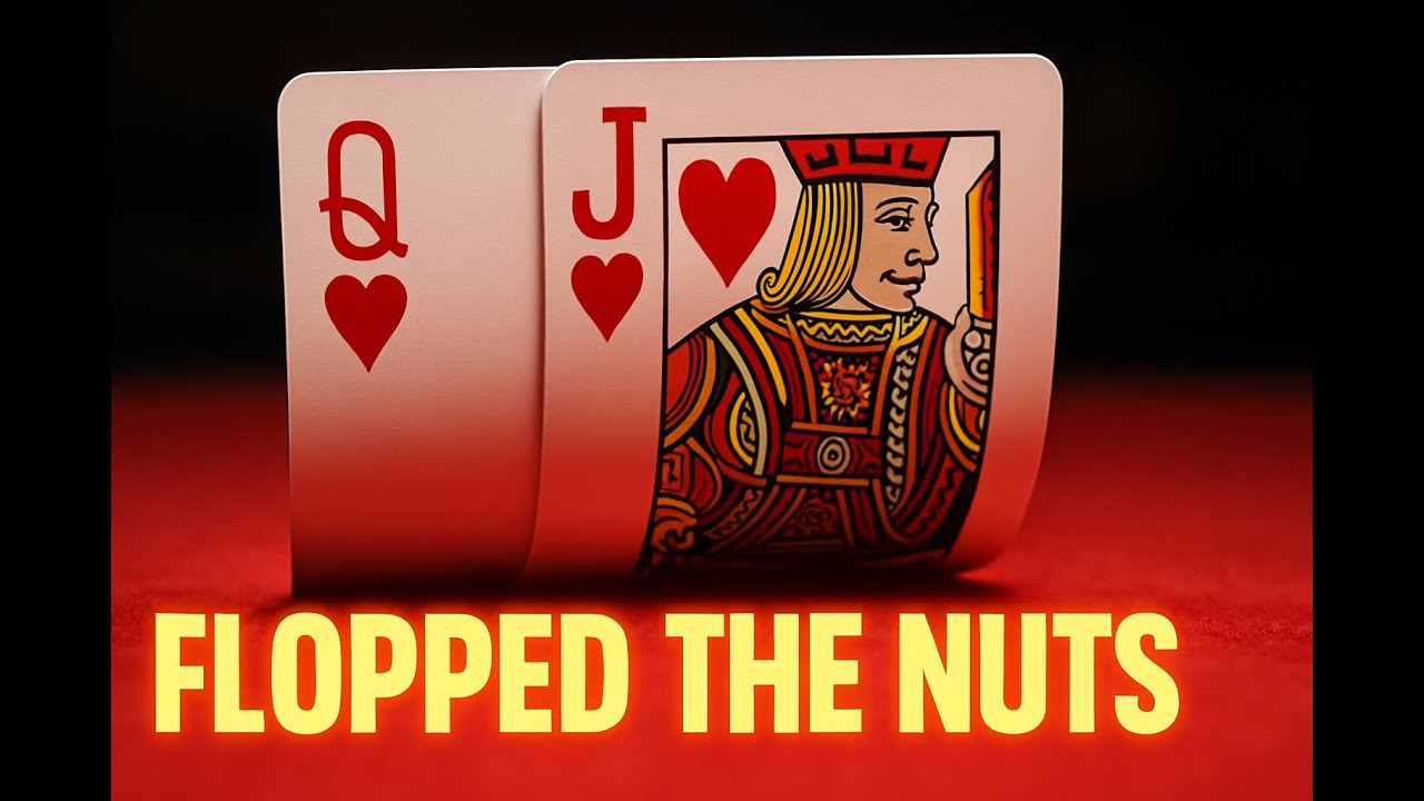 Biggest Pot Of The Day And I Flop The Nuts! - YouTube