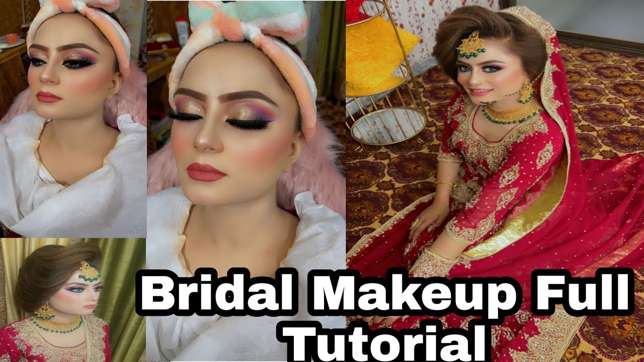 Bridal Makeup Tutorial Step By Step||Decent Beauty Salon By Amina - YouTube