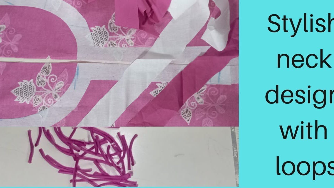 stylish neck design with loops #beautiful neck design 8 March 2023 ...