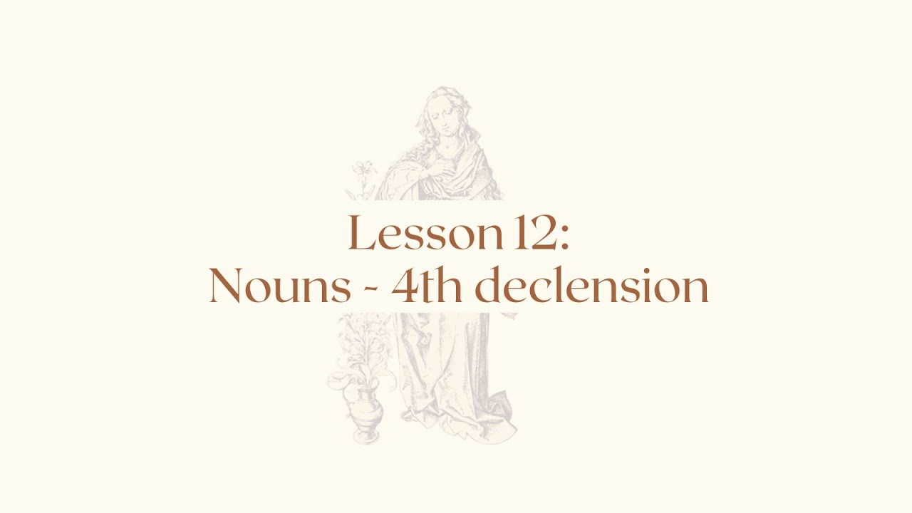 Latina Rosarii Lesson 12 - YouTube