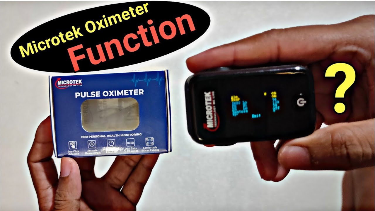 Microtek Pulse Oximeter || Microtek Oximeter Function || Best Pulse ...