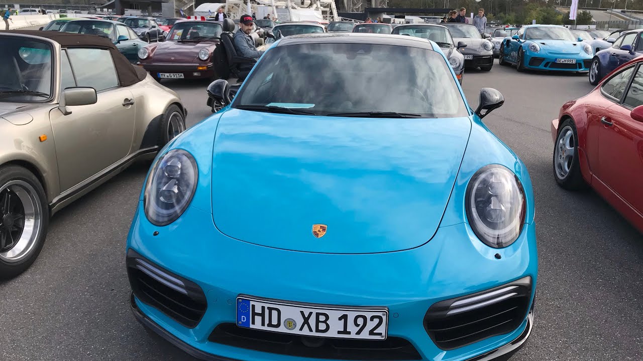 Porsche 911 turbo Miami Blue walkaround | 4K | - YouTube