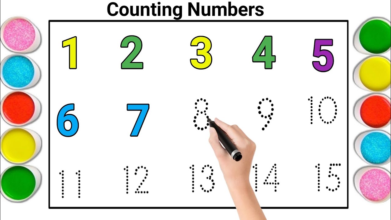Numbers For Babies || Numbers For Children || 123 Counting Numbers ...