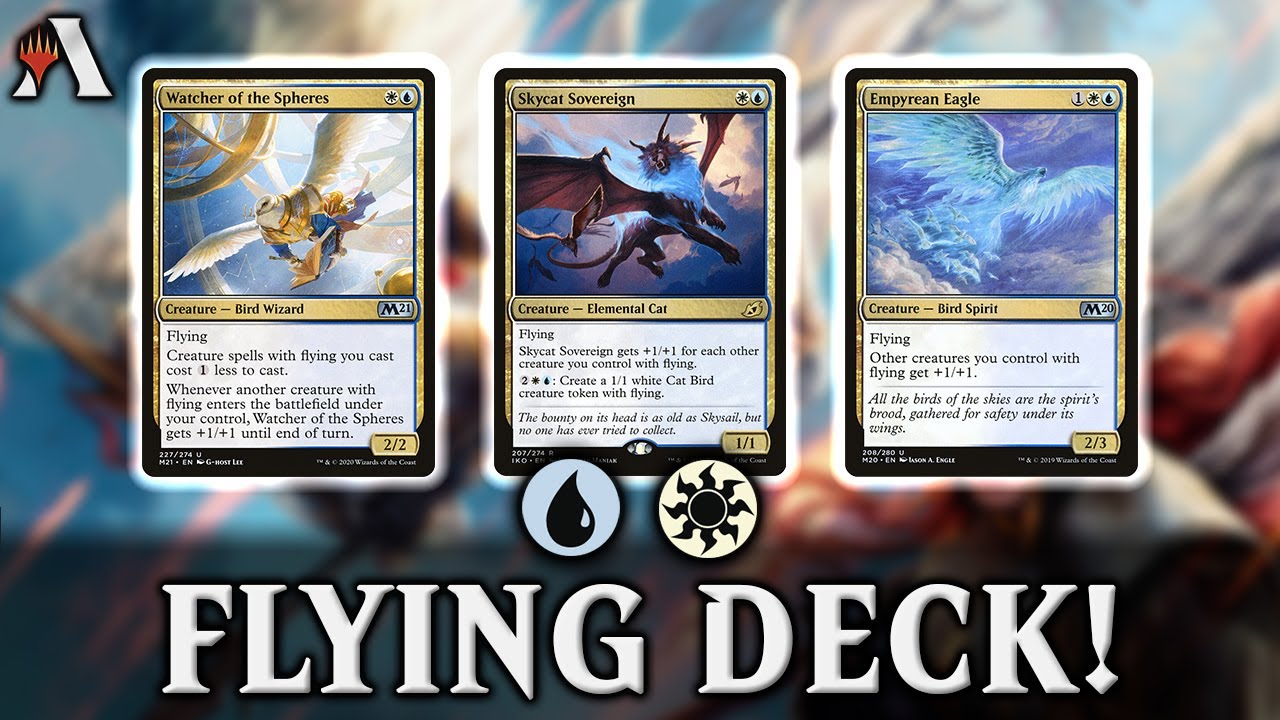 MTGA Historic Flying Gameplay | Magic Arena Flying Deck | tribalkai ...