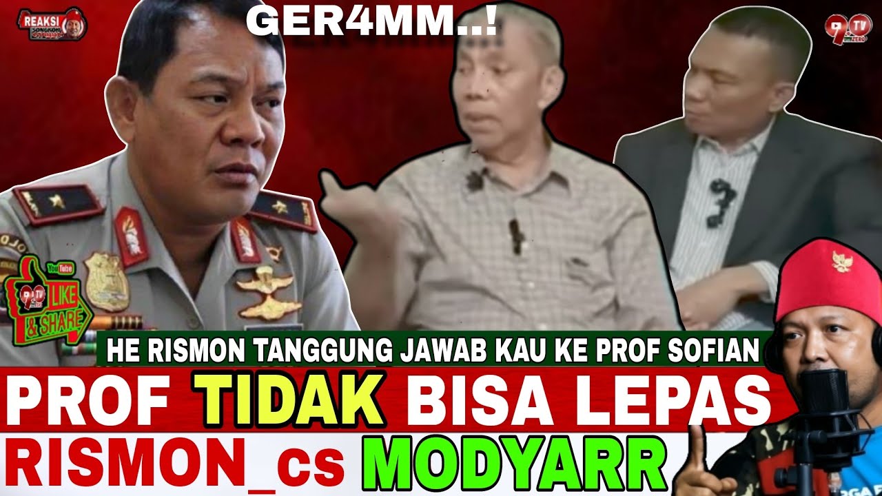 🇲🇨 GER4M ️INI GARA2 KAU RISMON ️IRJENPOL P RICKY SITOHANG : PROF.SOFIAN KAU TAK BISA LEPAS ...