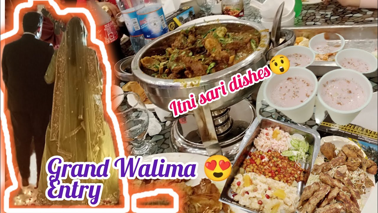 Grand Walima | itni sari dishes 😳 | pakistani wedding food # ...