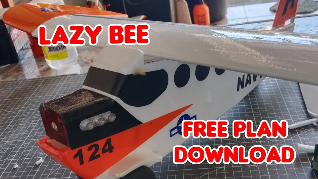 how to build lazy bee wing70cm - YouTube