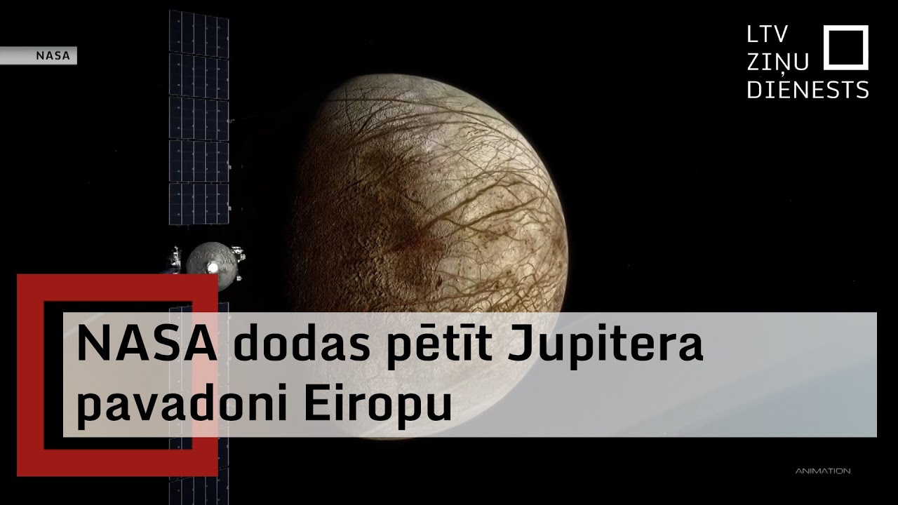 NASA dodas pētīt Jupitera pavadoni Eiropu - YouTube