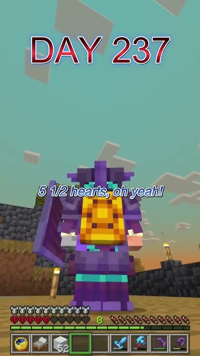 DAY 237!! ITS STILL A DAY #minecraftsurvivalseries100days #minecraft # ...