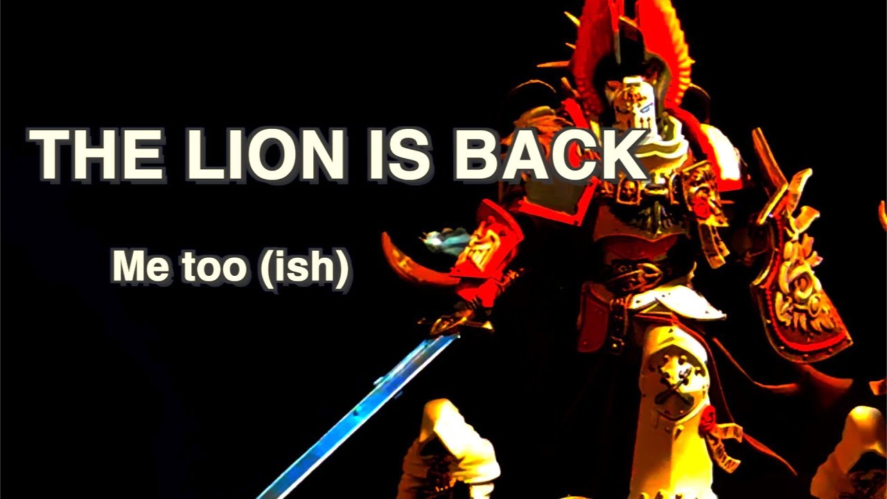 THE LION - Full build - Warhammer 40k - Lion El'Jonson, Dark Angels ...