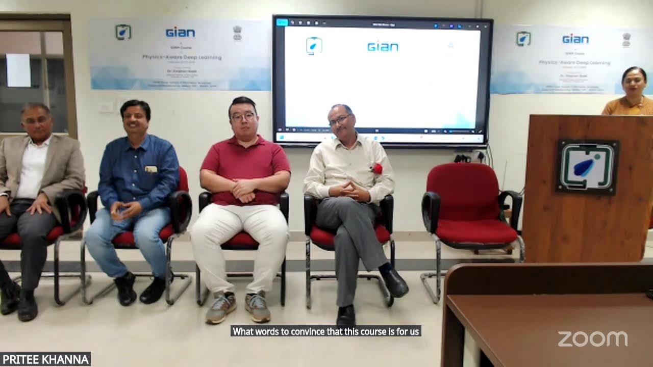 GIAN Course on Physics-Aware Deep Learning - YouTube