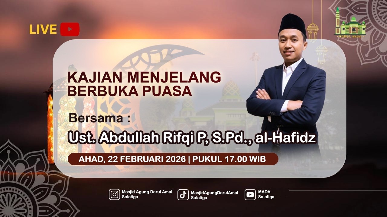 Live Kajian Ramadhan | Pemateri BP. Ust. Abdullah Rifqi P, S.Pd., al ...