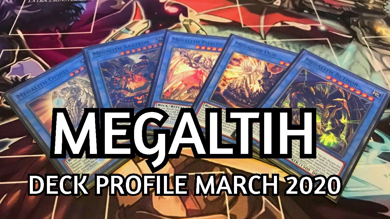 Megalith Deck Profile Yu-Gi-Oh!! (March 2020) Pop 5 on your opponent's ...