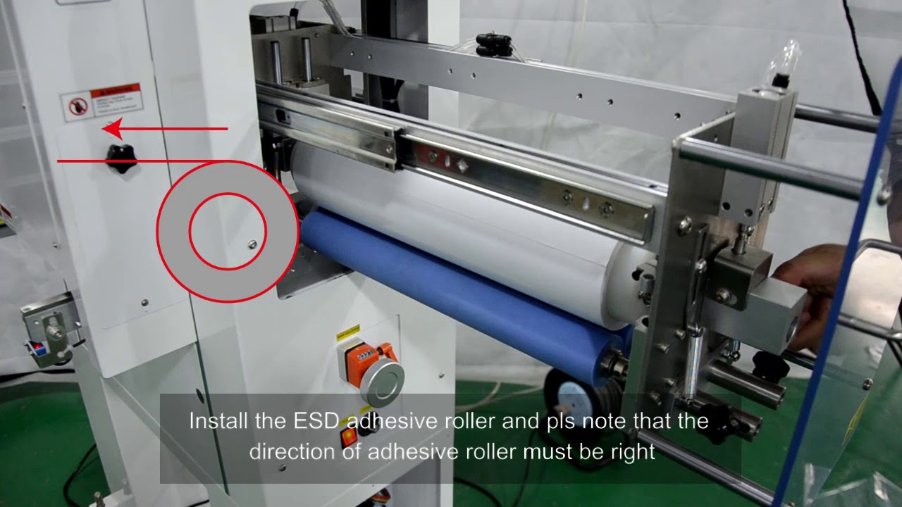 PCB Surface Dust Cleaner SPC250M installation and operation video - YouTube