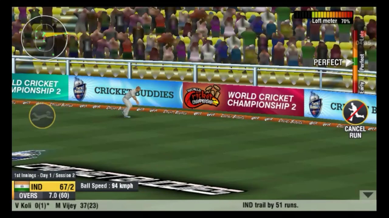 How to hit every ball six in wcc2 test match | wcc2 test match four ...