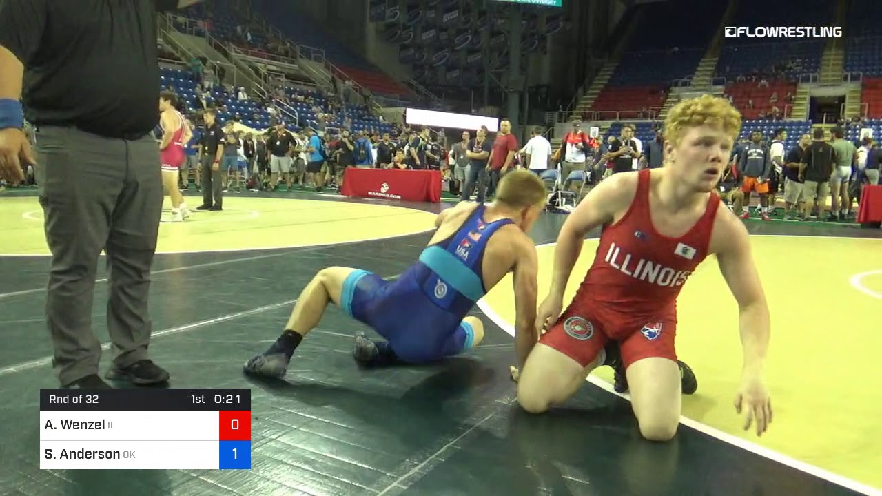 170 Lbs Rnd Of 32 Andrew Wenzel Illinois Vs Samuel Anderson Oklahoma ...
