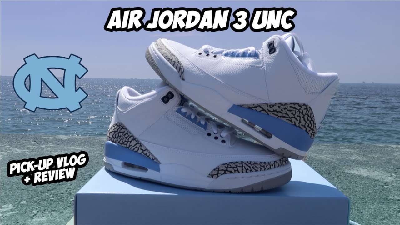 Air Jordan 3 Retro “UNC" Pick-Up Vlog + Review | ChummiTV - YouTube