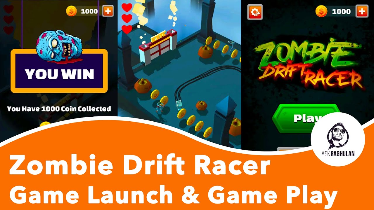 Zombie Drift Racer Game Launch and Game Play - YouTube